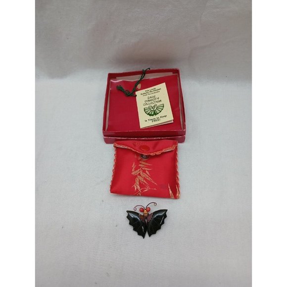 dynasty | Jewelry | Vintage Jade Dynasty Collection Butterfly Pin ...